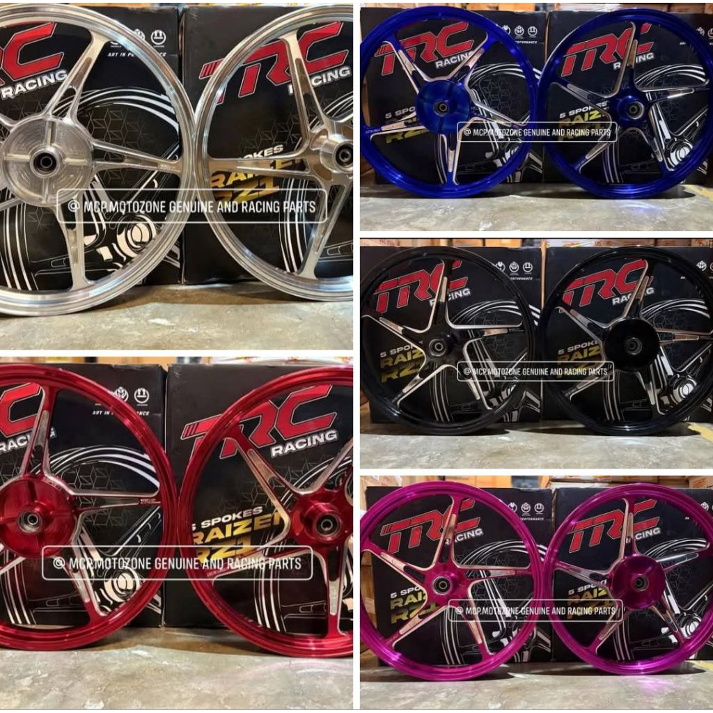 TRC Mags R150 / R150fi - Raizen 5Spokes 1.6 F/1.6 R- Original | Shopee ...