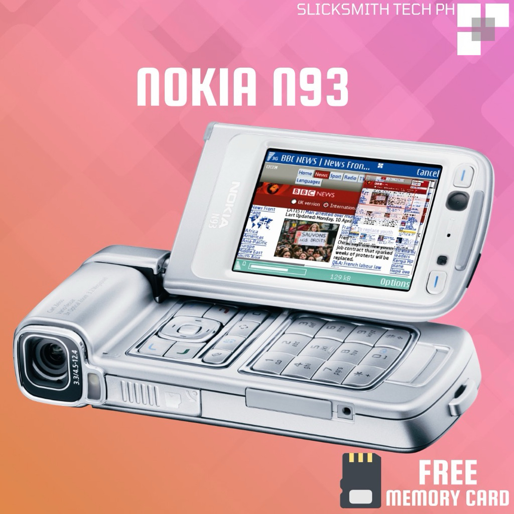Nokia N93 Multimedia Phone RM-55 | SlickSmith Tech PH | Shopee Philippines