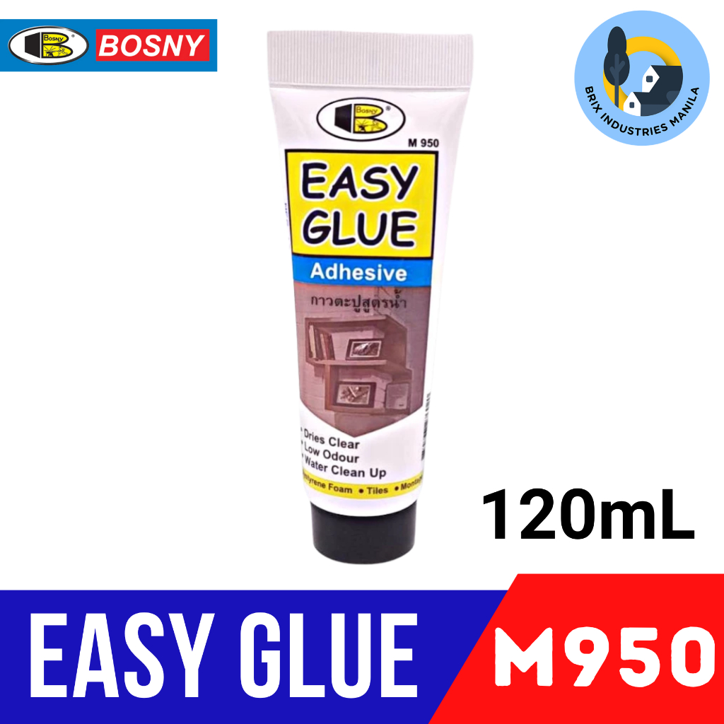 Bosny Easy Glue Adhesive 120ml M950 General Purpose White Glue Fast ...