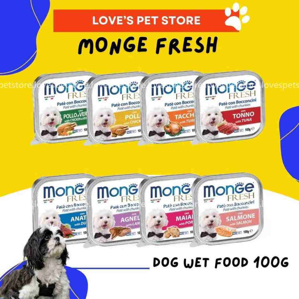 Monge Fresh Dog Wet Food 100g | Shopee Philippines