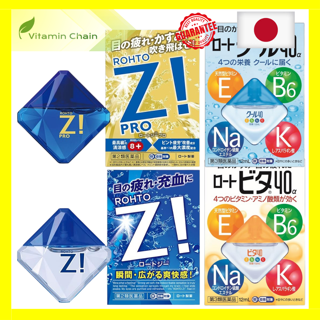 Rohto Z/Rohto EyeDrops Original From Japan | Shopee Philippines