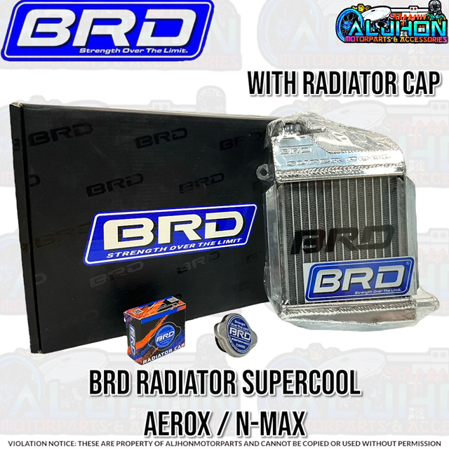 BRD RADIATOR SUPERCOOL / RADCAP FOR AEROX V2 NMAX V2 | Shopee Philippines