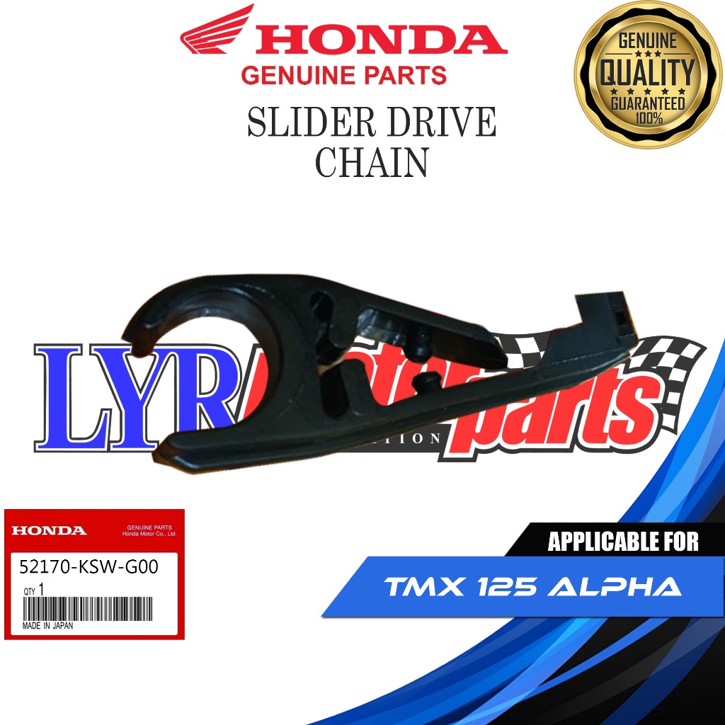 HONDA GENUINE SLIDER DRIVE CHAIN FOR TMX 125 ALPHA || 52170-KSW-G00 ...