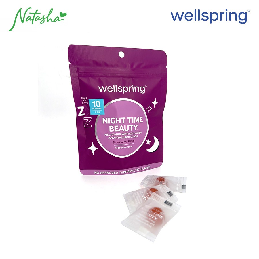 Natasha Night Time Beauty Melatonin With Collagen And Hyaluronic Acid ...