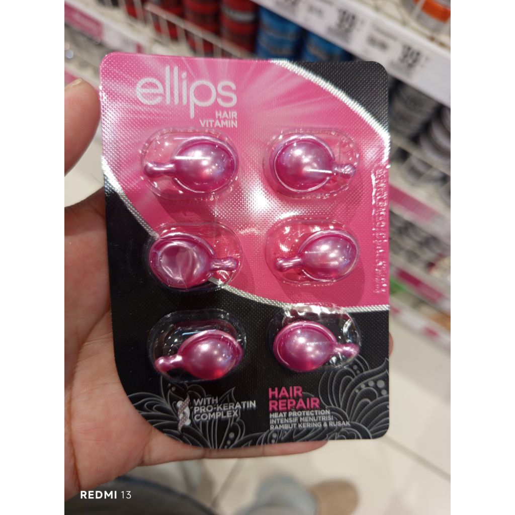 Ellips Hair Vitamin Pro Keratin Complex - Hair Repair 6 Capsule x 1mL ...