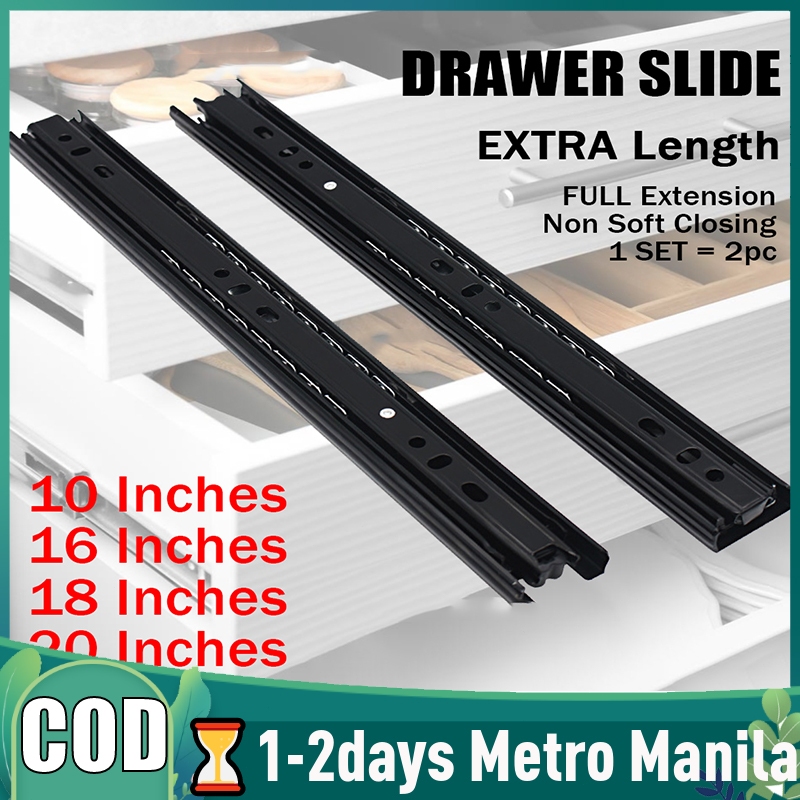 Heavy Duty Drawer Guide Drawer Slide Soft Close Keyboard Drawer Slide ...