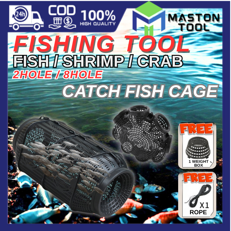 Repairable fish trap Durable fishing cage Crab Shrimp Cage Fish fish ...