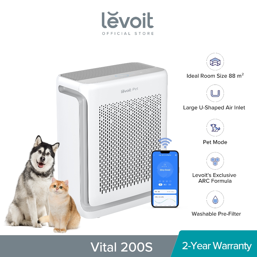 Levoit Air Purifier Vital 200s Smart | Shopee Philippines
