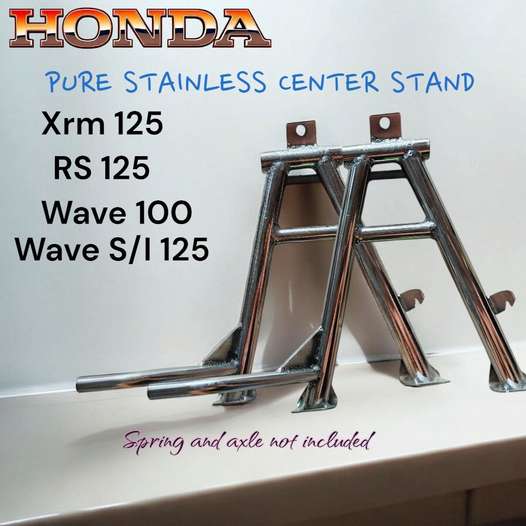 Stainless Center Stand for XRM 110,125/ RS 125/ Wave 100/125, Wave ...