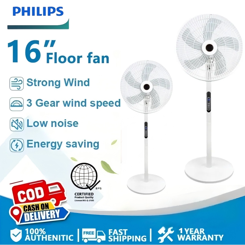 16 inch Electric fan, 8-speed strong wind multi functional household ...