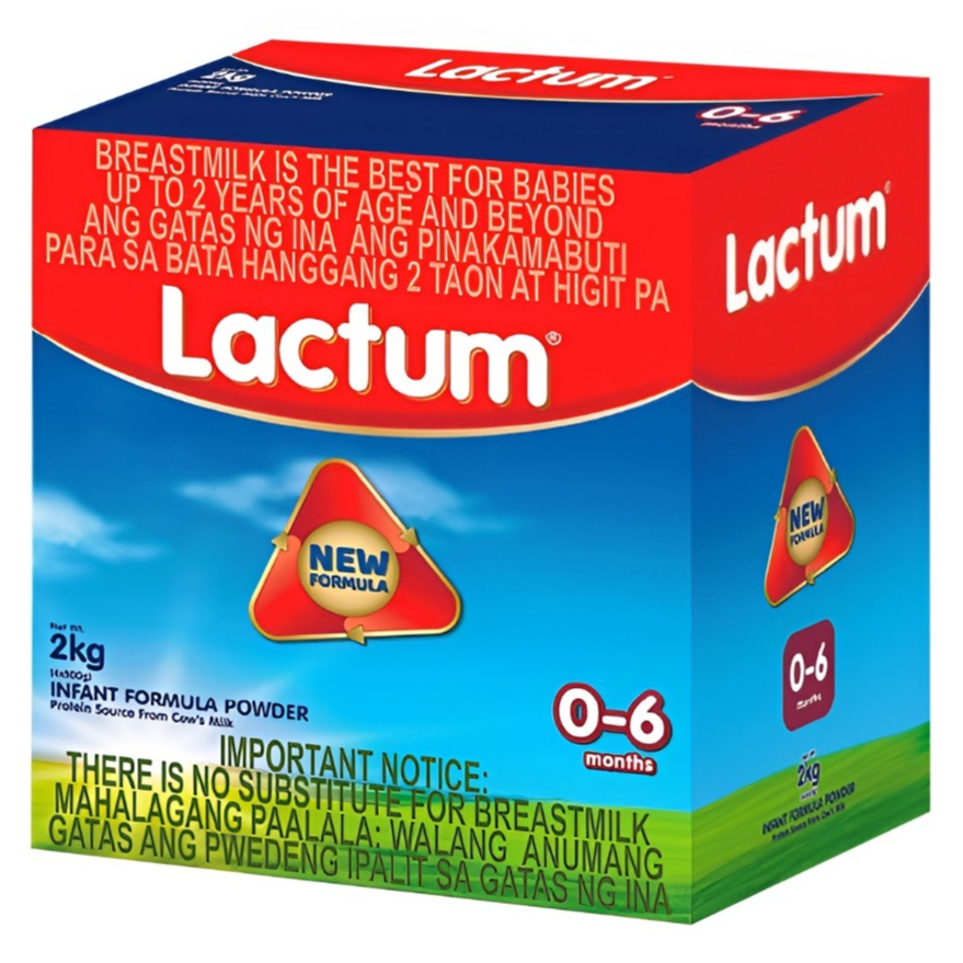 Lactum for 0-6 Months Old 2Kg Infant Formula Powder | Shopee Philippines