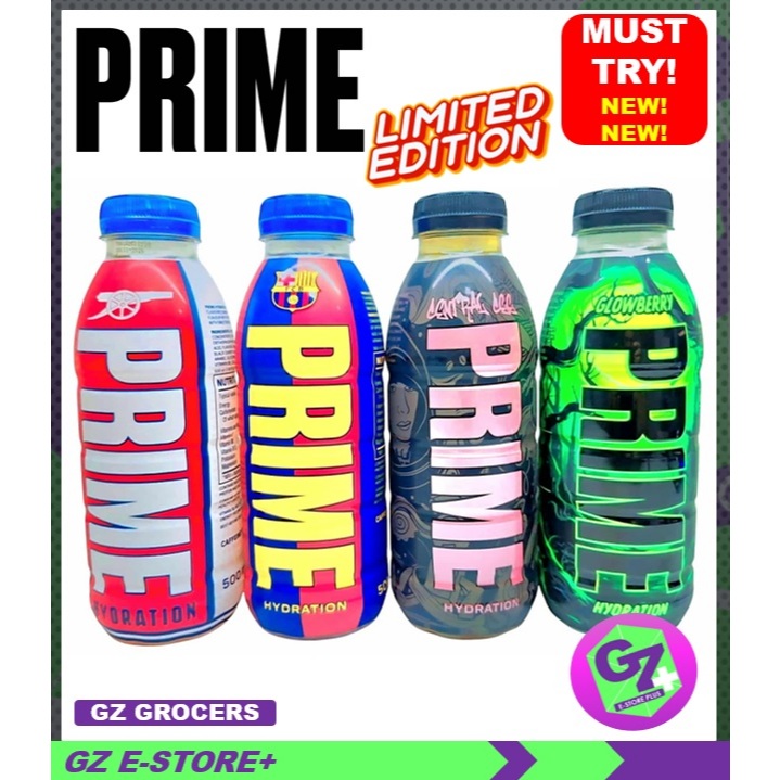 PRIME Hydration ICE l iShowSpeed UFC Sports Energy Drink 500ML Logan ...