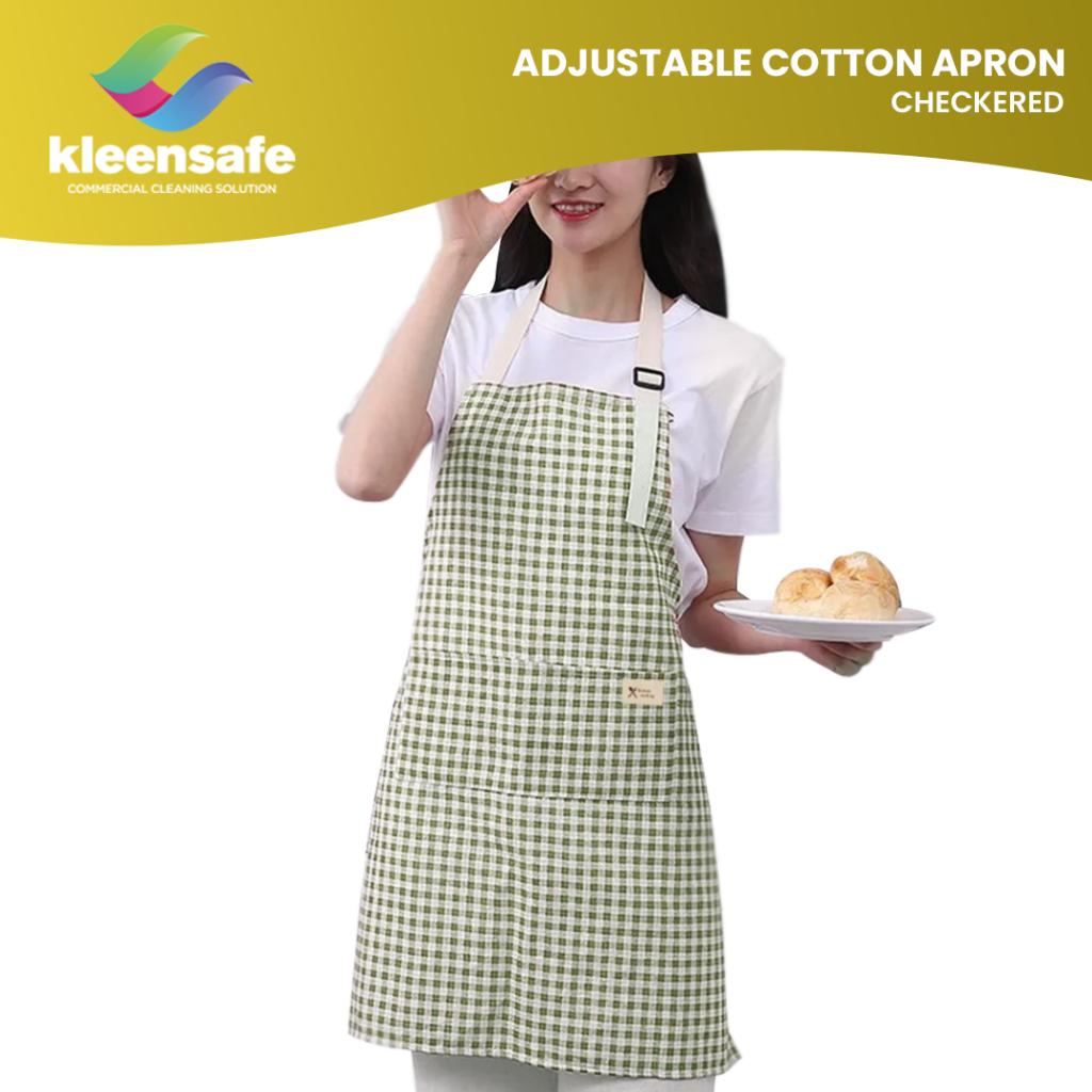 Kleensafe Adjustable Cotton Apron w/pocket Kitchen Chef Restaurant ...