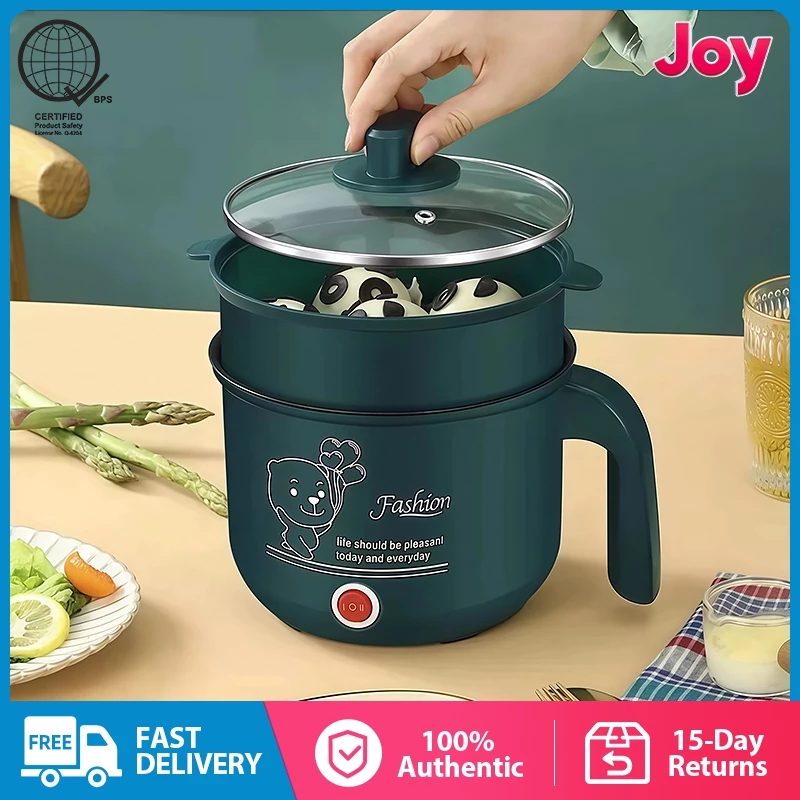 JOY 100%Smilee Mini Rice Cooker Multi-function Cooker 1.8L Non-stick ...