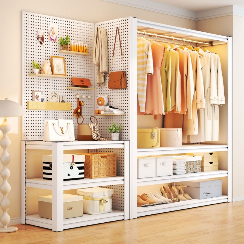 3 Shelf Steel Wardrobe Multi-Level | Heavy Duty | Adjustable Shelves ...