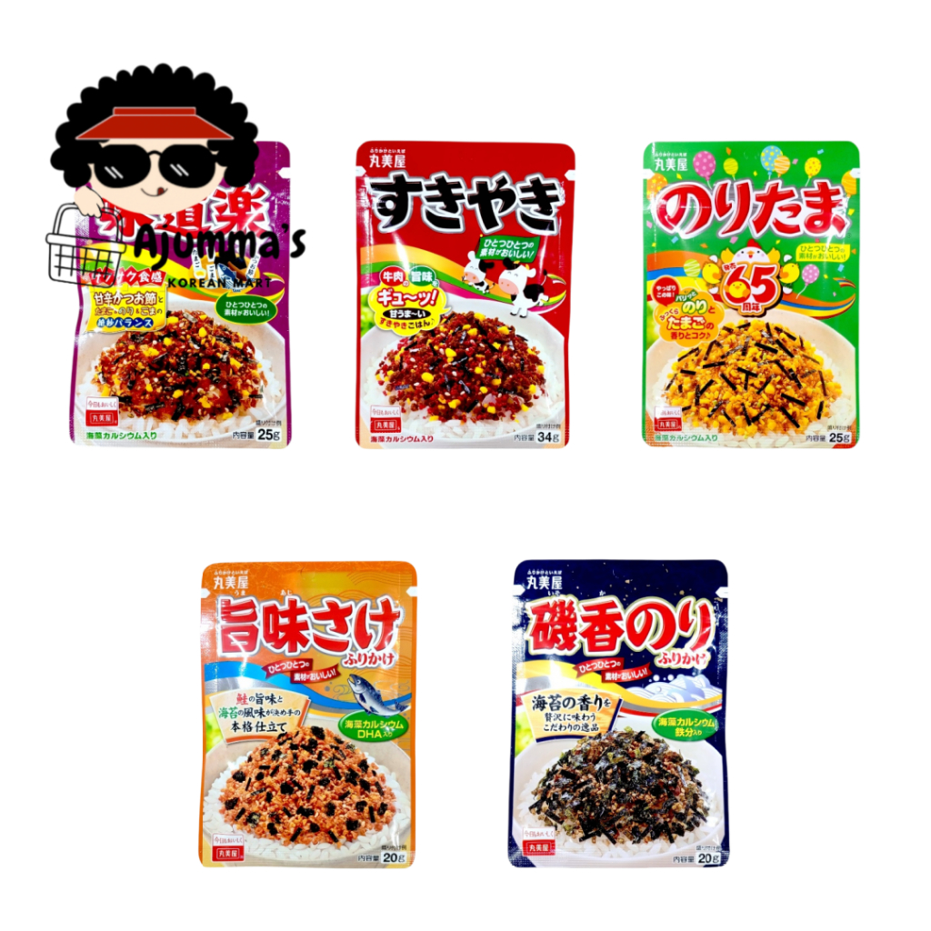 MARUMIYA Furikake Seasoning for Rice - Different Flavors | Shopee ...