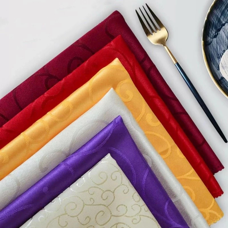 High Quality Table Napkin Square Table Napkin Dinner Cloth Wedding ...