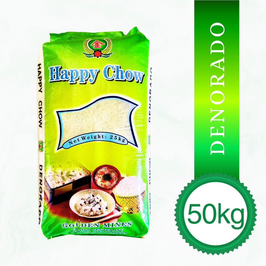 HAPPY CHOW Premium Local White Rice 50kg Organic 95% Whole Grains ...