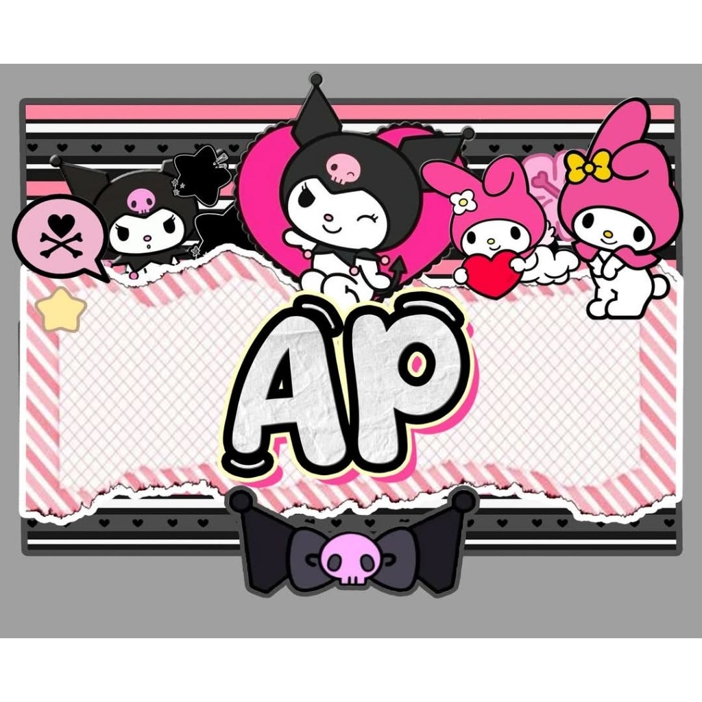 kuromi subject label sticker | Shopee Philippines