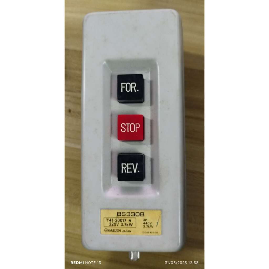Japan Surplus Branded Power Pushbutton Switch Reversible Type 3phase ...