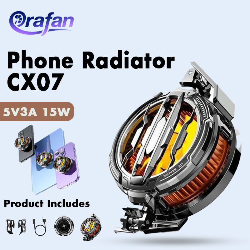Orafan Memo CX07 Phone Cooler Hurricane Turbofan Cooler 15w High-power ...