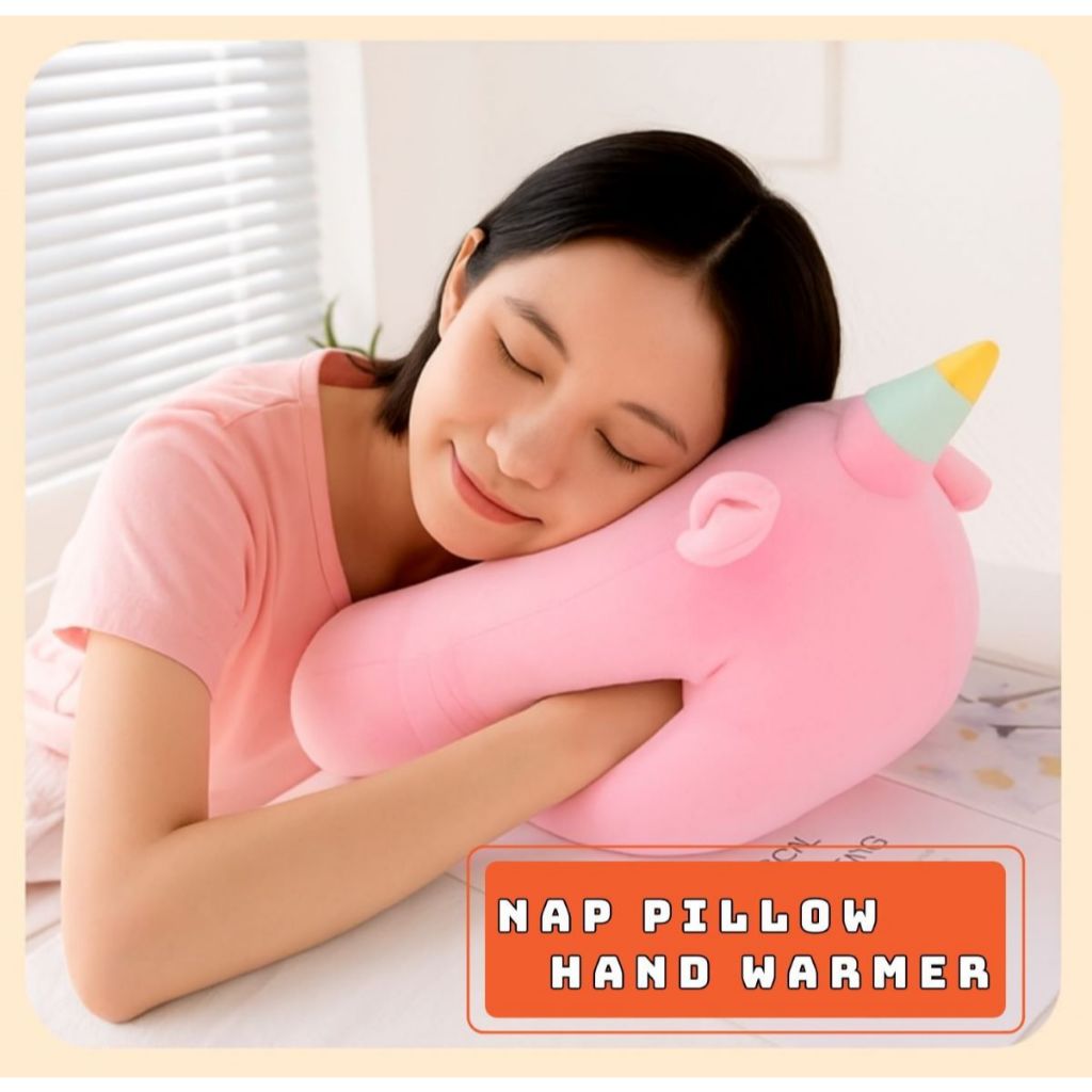 Ergonomic Cartoon Nap Pillow Neck Pillow – Travel & Office Arm Rest ...