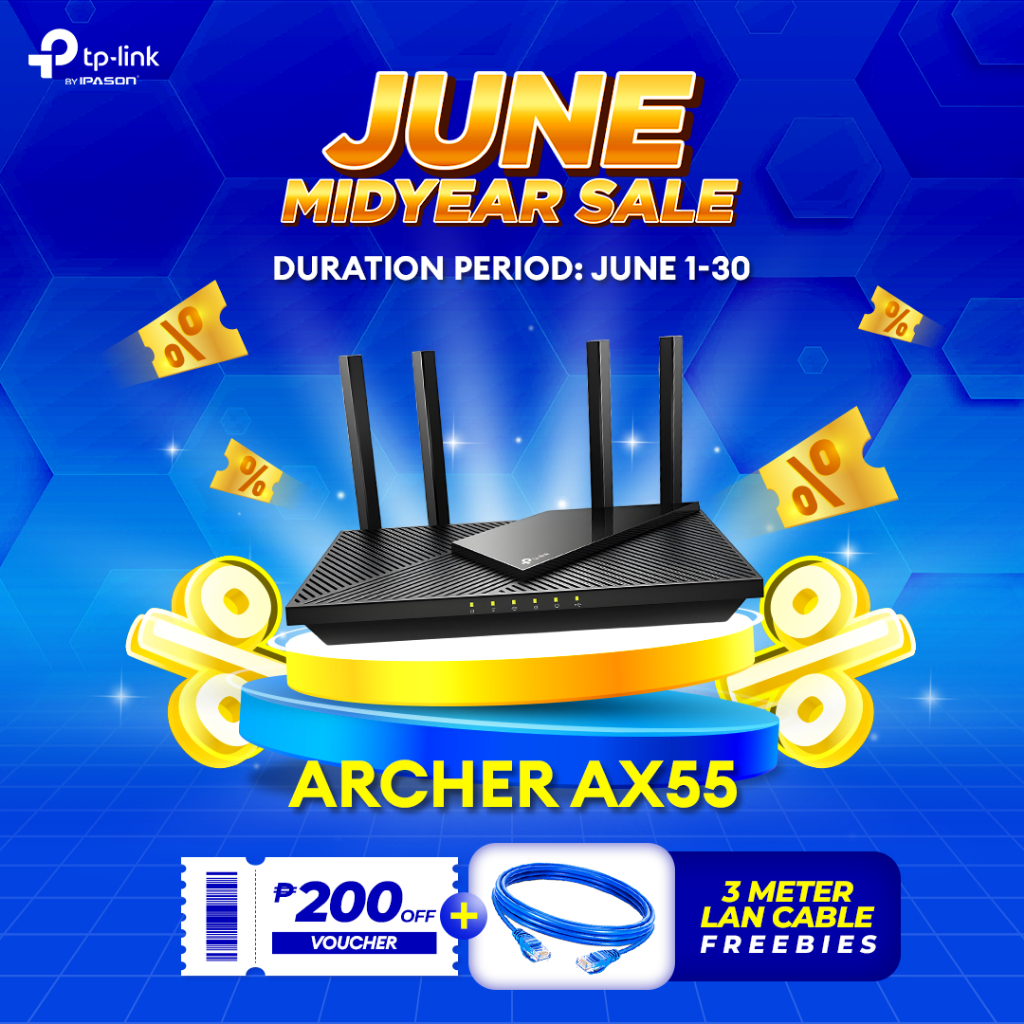 TP-Link Archer AX55 - Ax3000 Dual Band Gigabit Wi-Fi 6 Technology ...