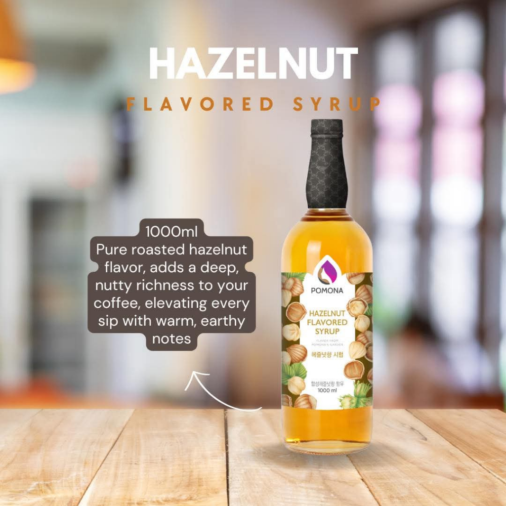 Pomona HAZELNUT SYRUP 1000ml | Shopee Philippines