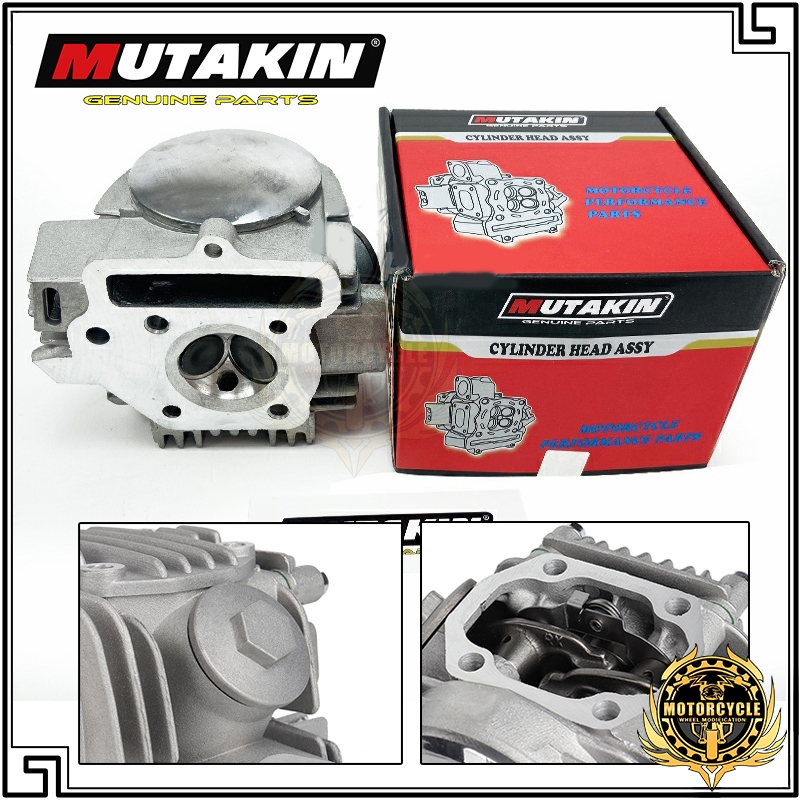 MUTAKIN Cylinder Head Assembly Wave100 XRM100 STD EX5 DREAM STD/ 24/28 ...
