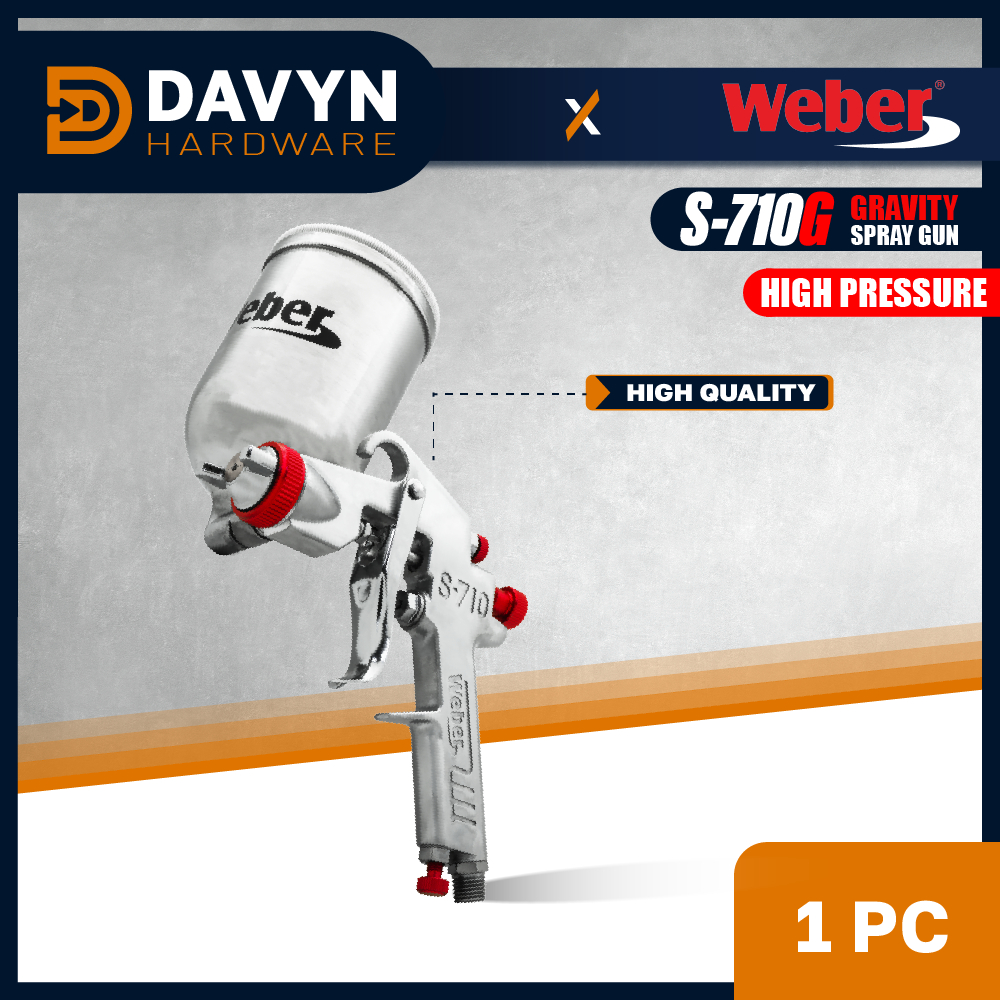 Weber S-710G | Gravity Spray Gun | High Pressure | Shopee Philippines