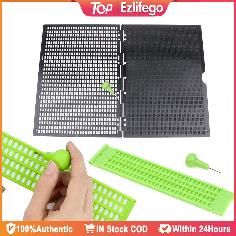 Plastic Braille Writing Slate Braille Slate and Stylus Practical ...