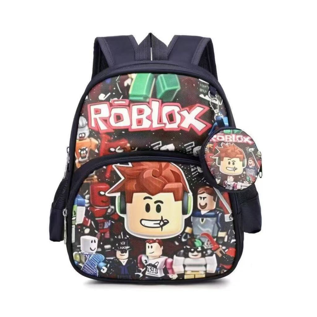 TS ROBLOX 13INCH Kid's Shoulder School Bag for Boys 2in1 Minecraft ...