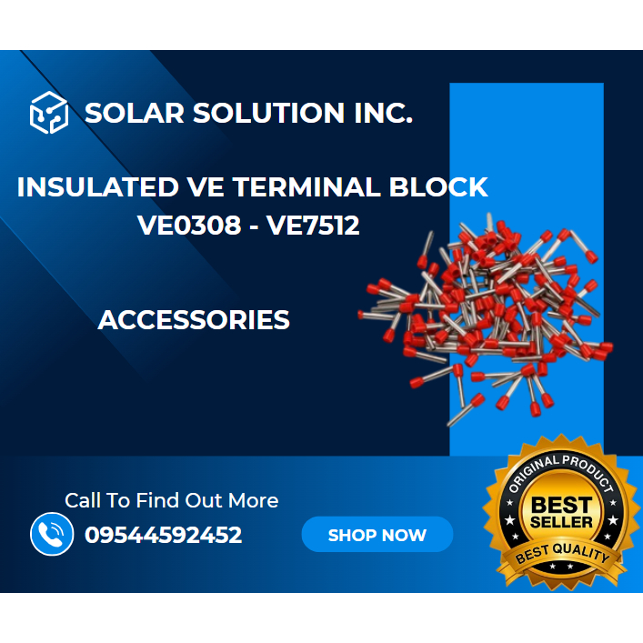 Insulated Ferrules VE Terminal Block Cord End Wire Connector Electrical ...