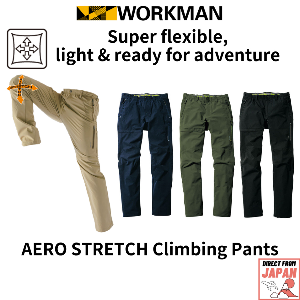 WORKMAN AERO STRETCH Climbing Pants【direct from Japan】 | Shopee Philippines