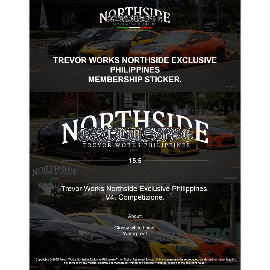 Trevor Works Northside Exclusive Philippines Flagship Sticker for ...