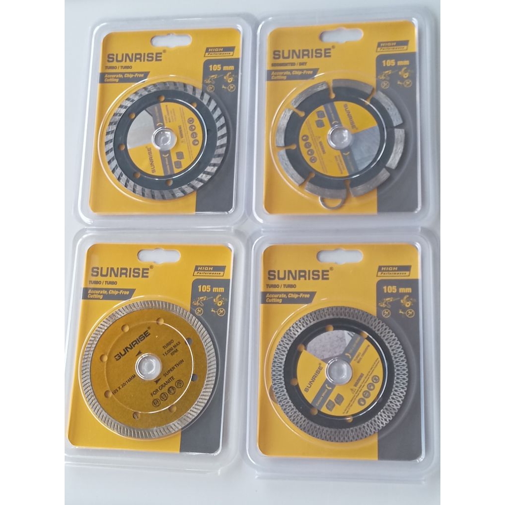 Sunrise Diamond Cutting Disc 4" for wood tiles granite | Shopee Philippines