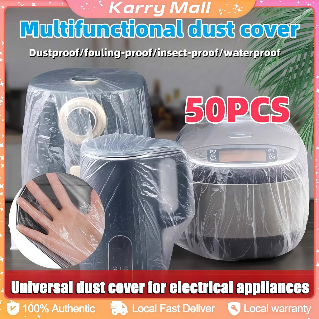 50PCS Large Thickened Dustproof Cover for Kitchen Appliances Oven ...