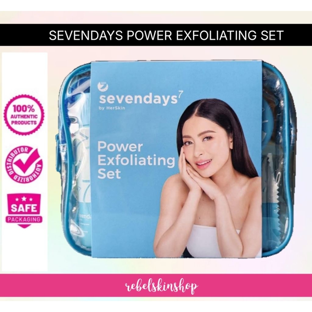 SEVENDAYS POWER EXFOLIATING SET BY HERSKIN | Shopee Philippines
