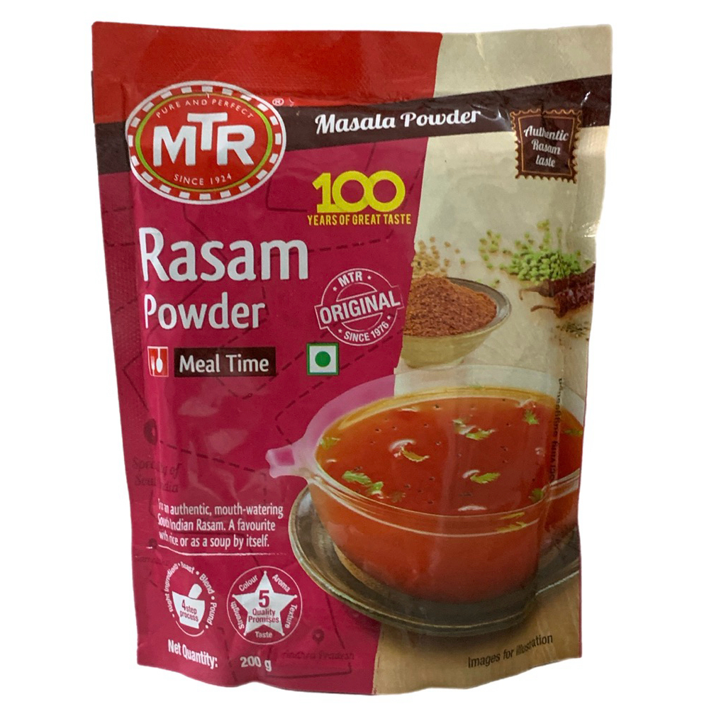 MTR Rasam Powder -Masala Powder-Spicy Tamarind Soup Mix Powder 200g ...