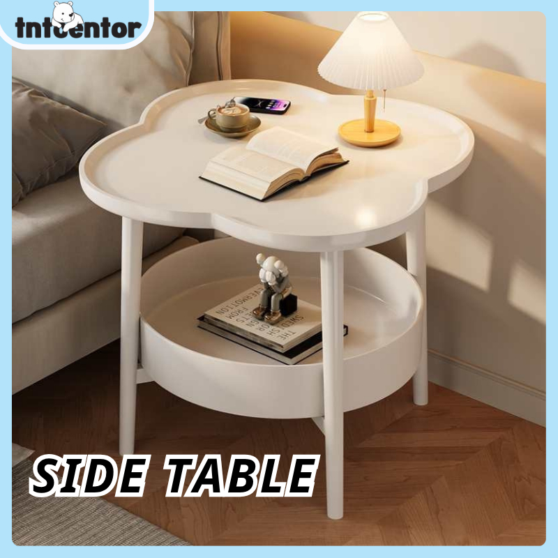 Creative Side Table Nordic Double Layer Sofa Side Table Bedside Table ...