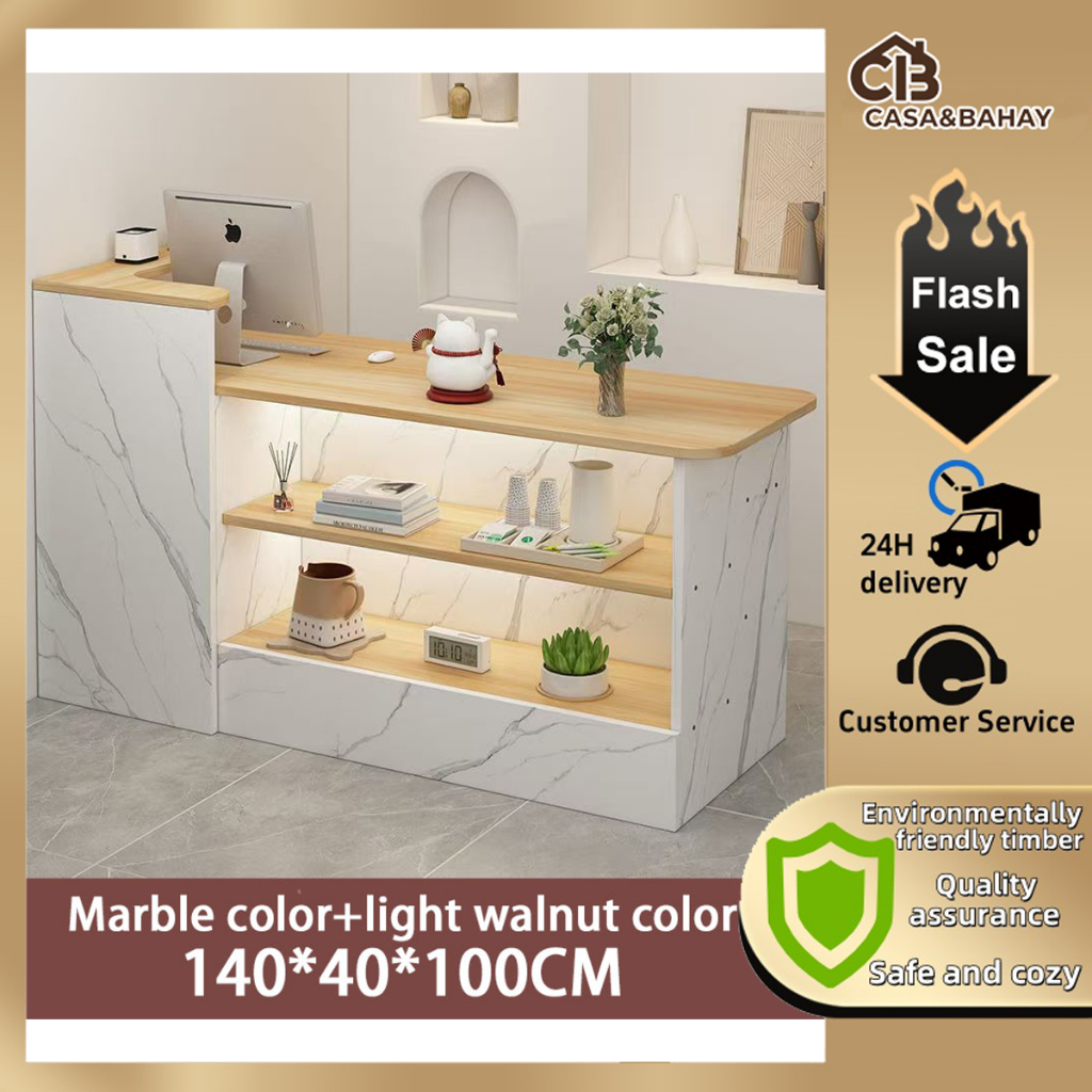 Bar Counter Convenience Store Simple Reception Front Desk Reception ...