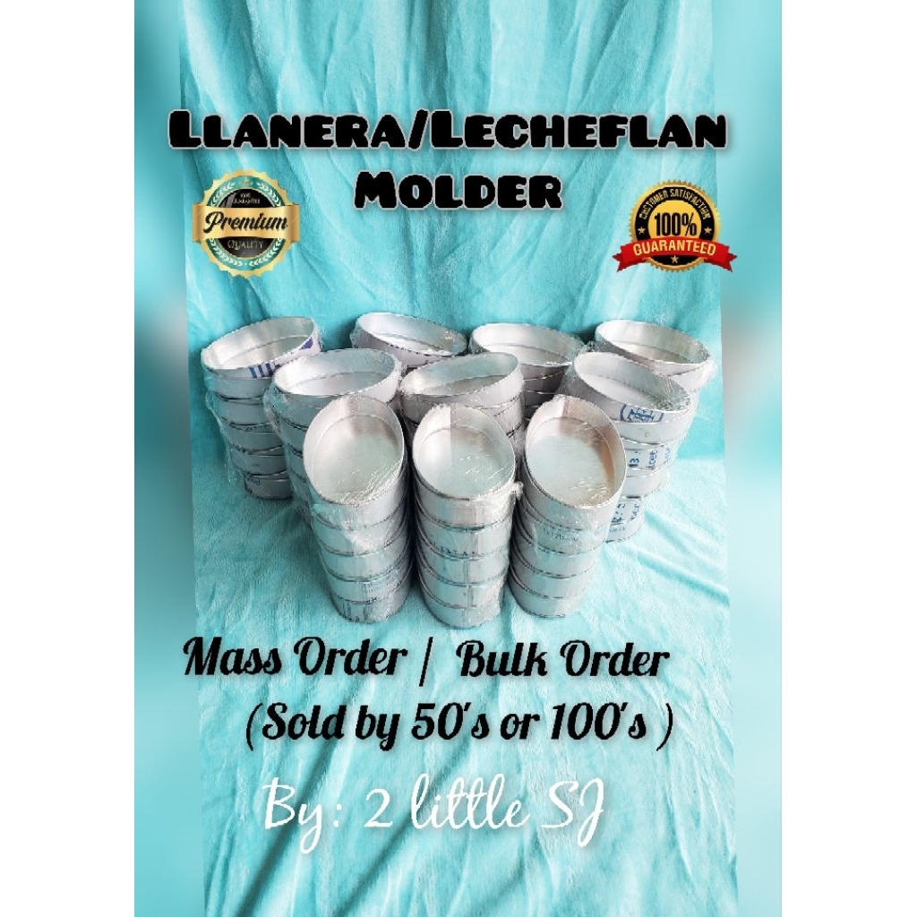 50 pcs /100 pcs Llanera Leche Flan Molder..bulky or mass order(50 ...