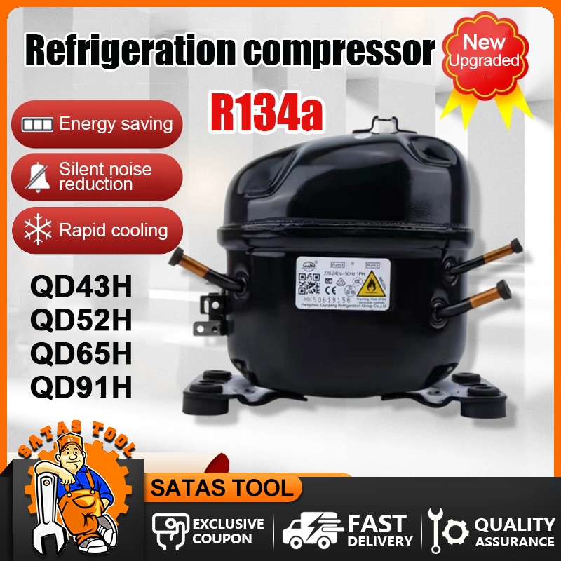Refrigerator Compressor 1/3 Horsepower QD43-91H R134a 220v ...