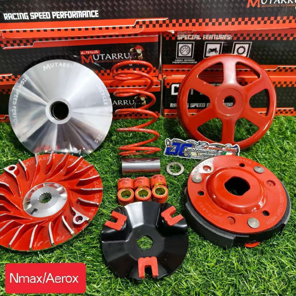 MUTARRU RACING CVT SET (PANG GILID) FOR YAMAHA AEROX V1-V2 AND NMAX V1 ...