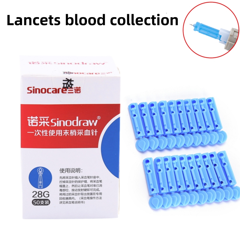 50-150PCS Lancets/Sterile Disposable Blood Collection 28G Household ...