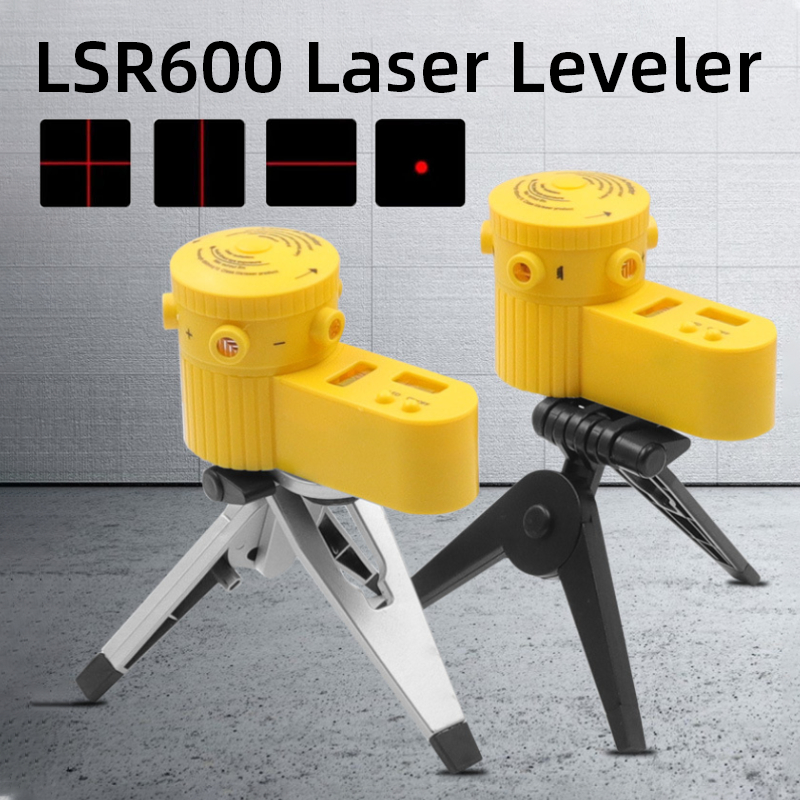 Laser Level Aligner Horizon Vertical Line Measure Laser Ruler Multipurpose Metric Rulers Leveler ...