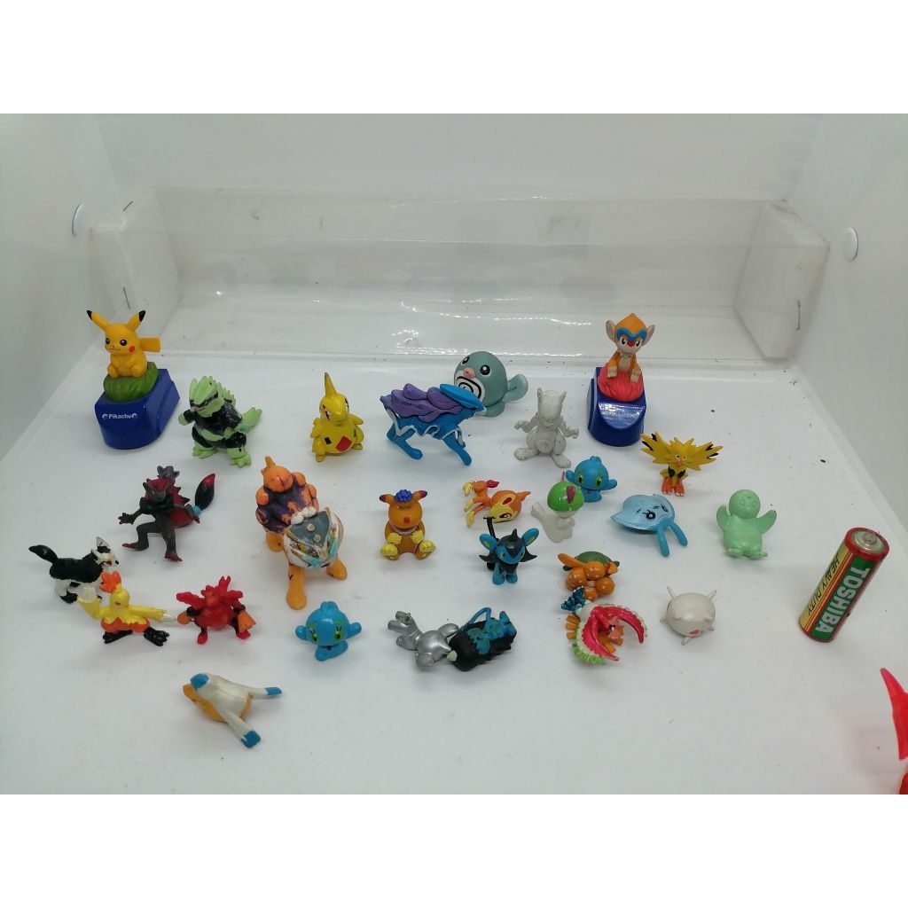Preloved Pokémon mini and micro figures with markings | Shopee Philippines