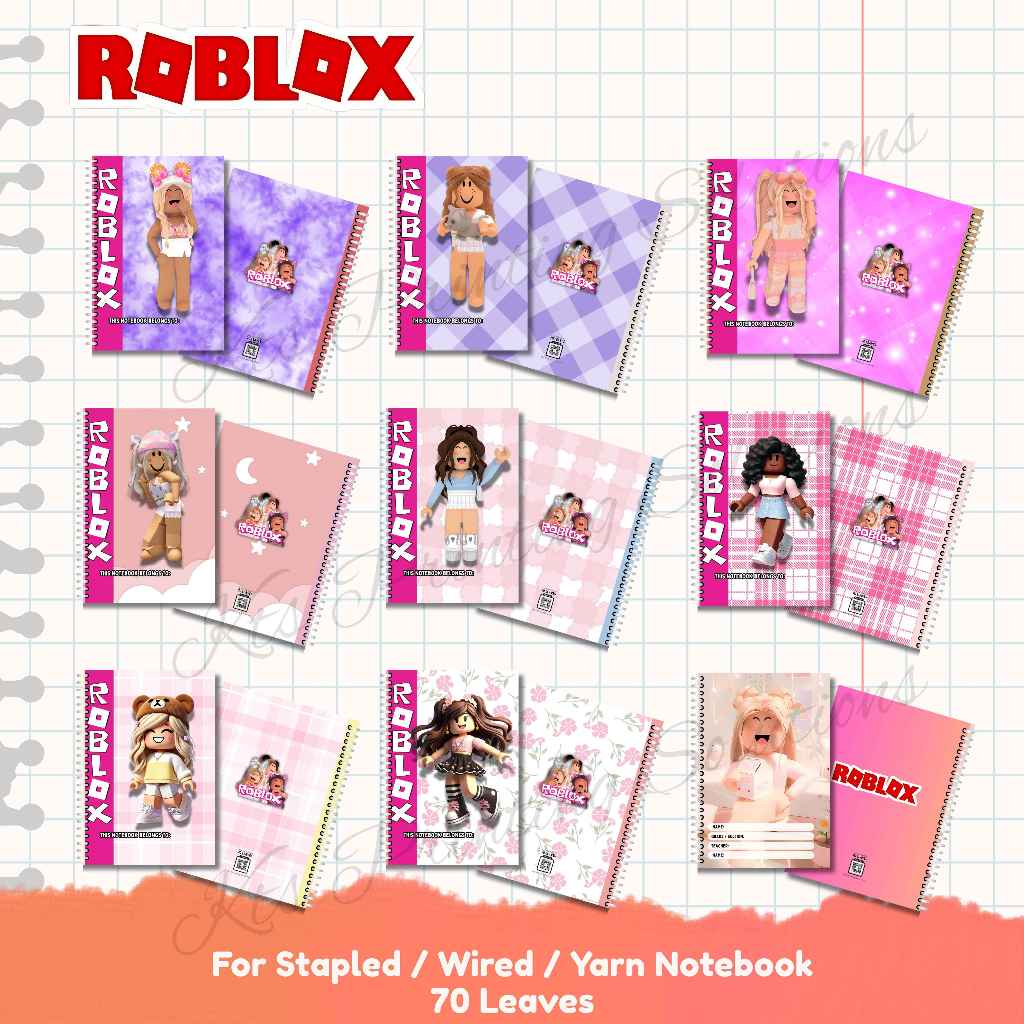 Roblox Notebook Themed | Shopee Philippines
