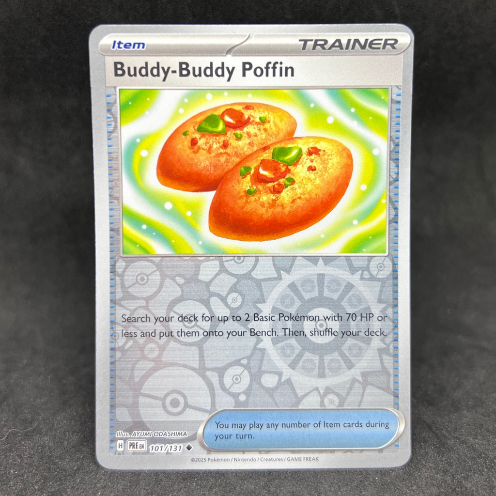 Pokemon TCG Buddy-Buddy Poffin 101/131 2025 Scarlet & Violet Prismatic ...