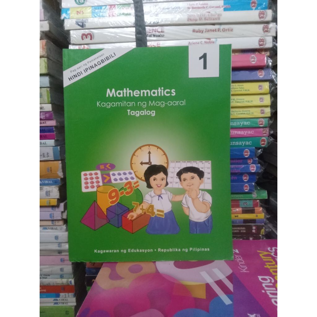 MATHEMATICS GRADE 1 TAGALOG ( NEW) | Shopee Philippines